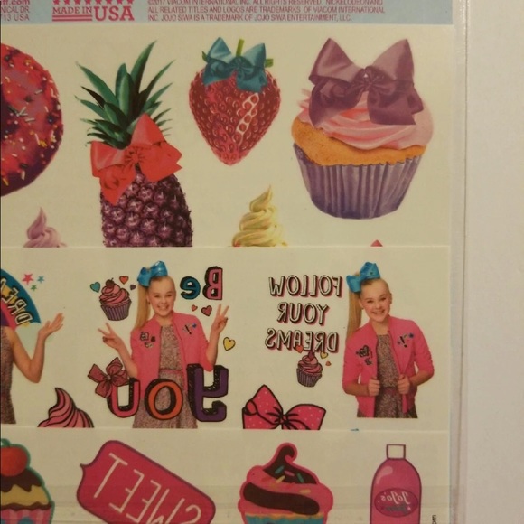 Nickelodeon | Accessories | Jojo Siwa 25 Tattoos Pack | Poshmark